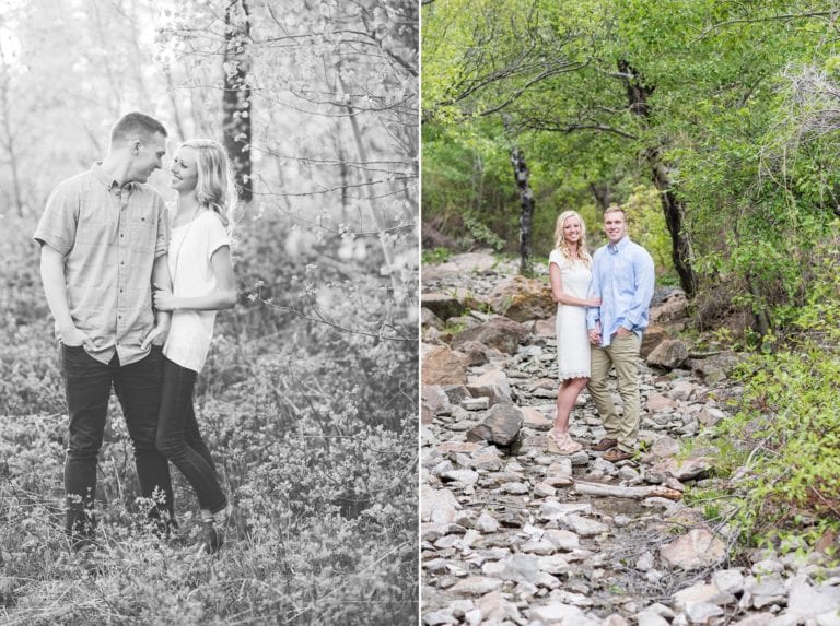 Brad + Oakley • Mountain Engagements - Michelle & Logan Photo + Films