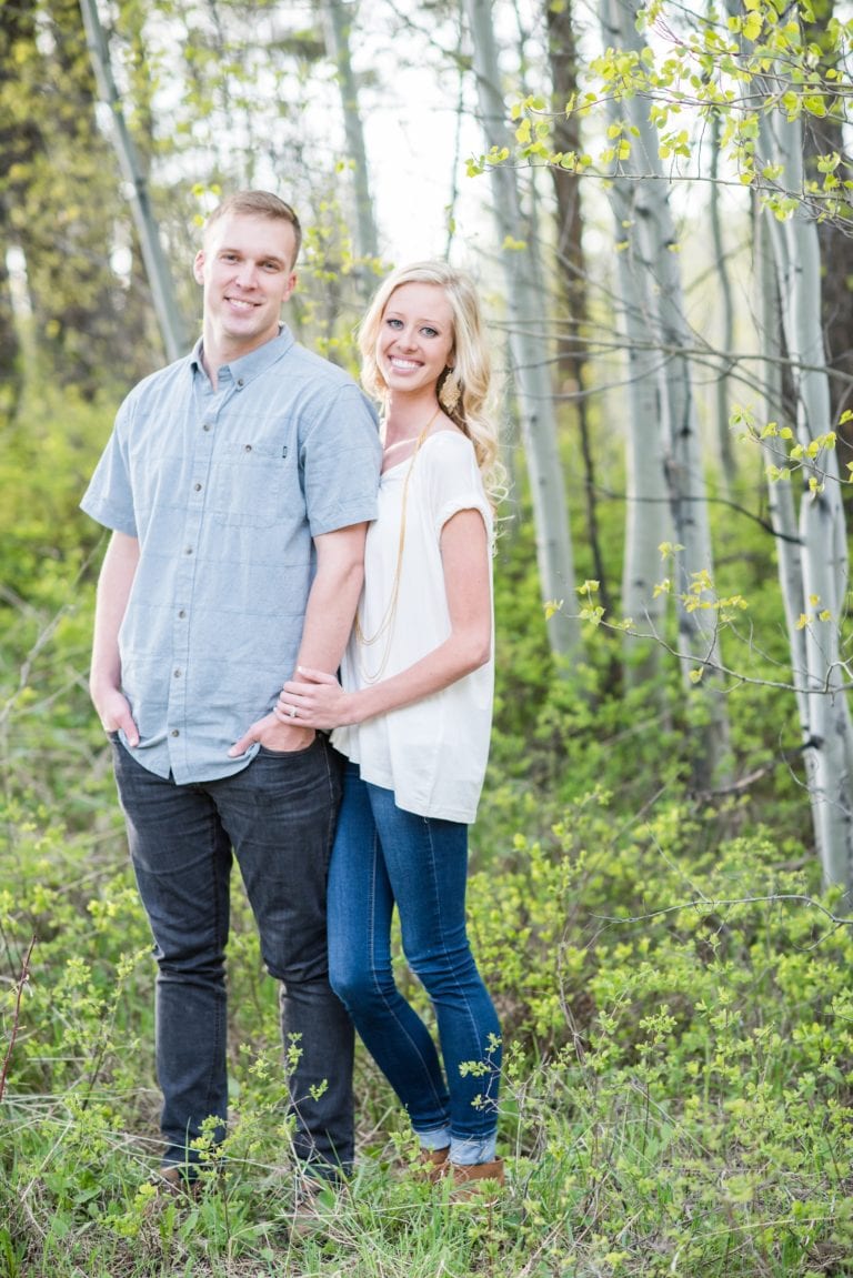 Brad + Oakley • Mountain Engagements - Michelle & Logan Photo + Films
