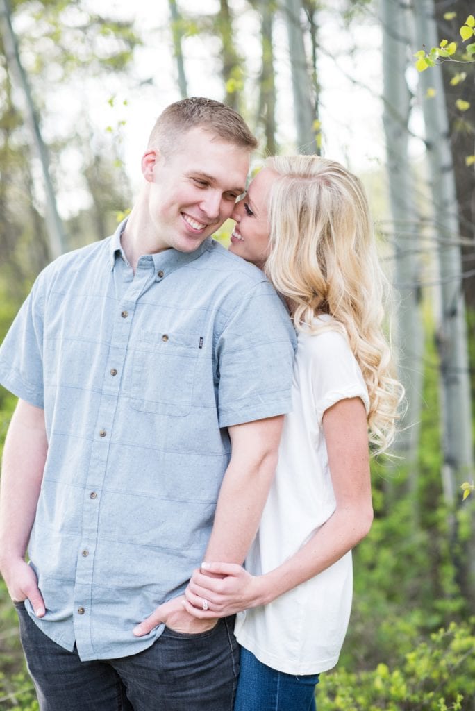 Brad + Oakley • Mountain Engagements - Michelle & Logan Photo + Films
