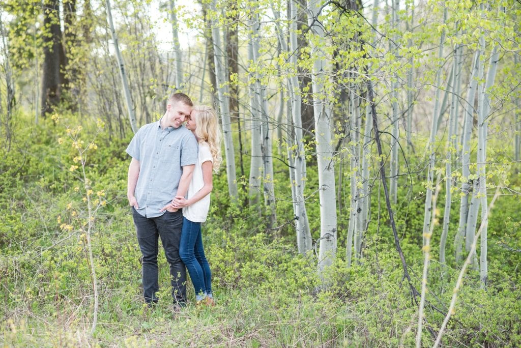 Brad + Oakley • Mountain Engagements - Michelle & Logan Photo + Films