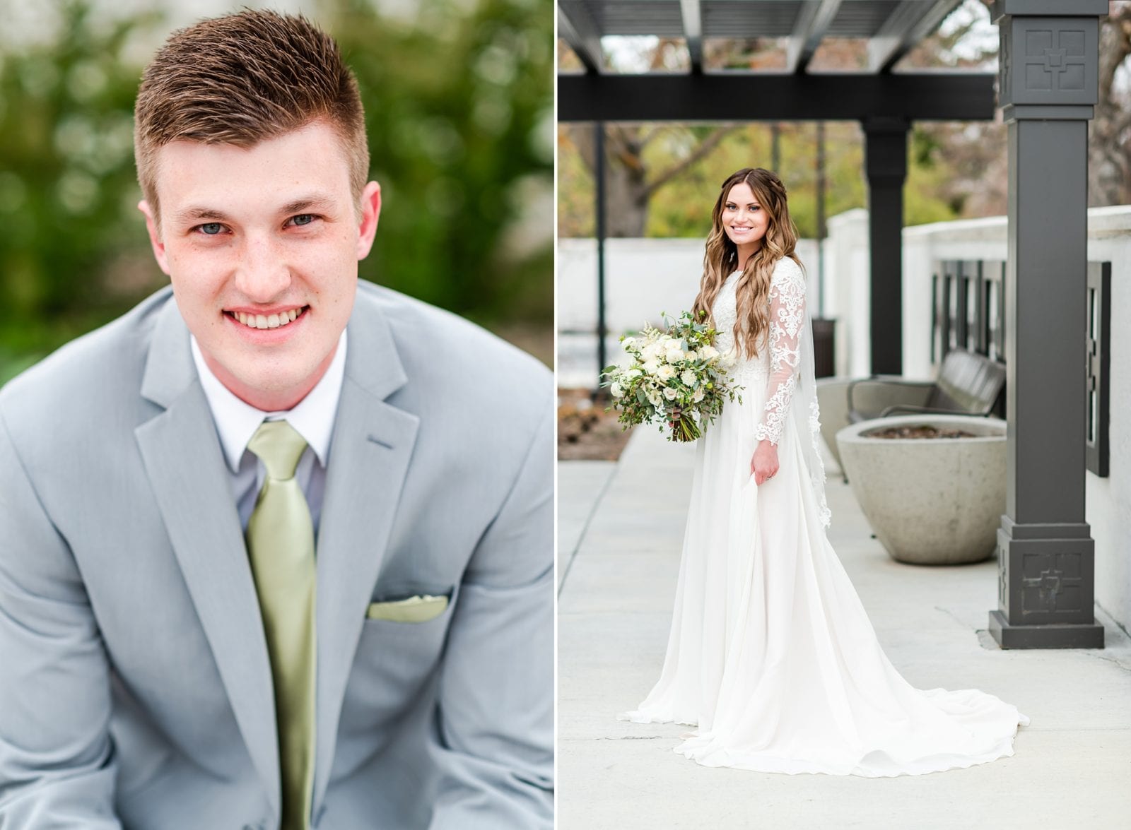 Jordan + Megan Spring Blossoms Idaho Falls Temple formal session