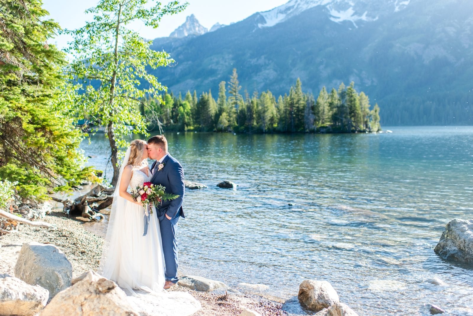Brett + Amy - Jackson Hole First Look in Grand Teton National Park