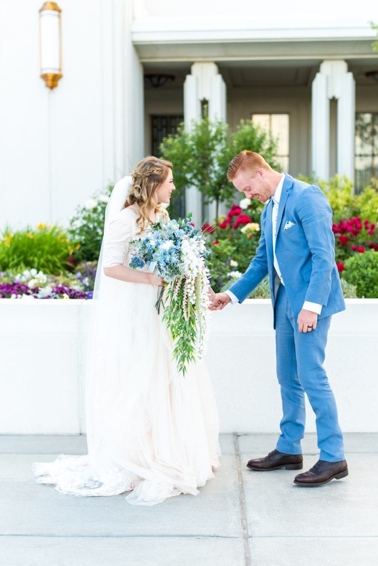 Davis + Brittney - Rexburg Temple First Look Formal Session