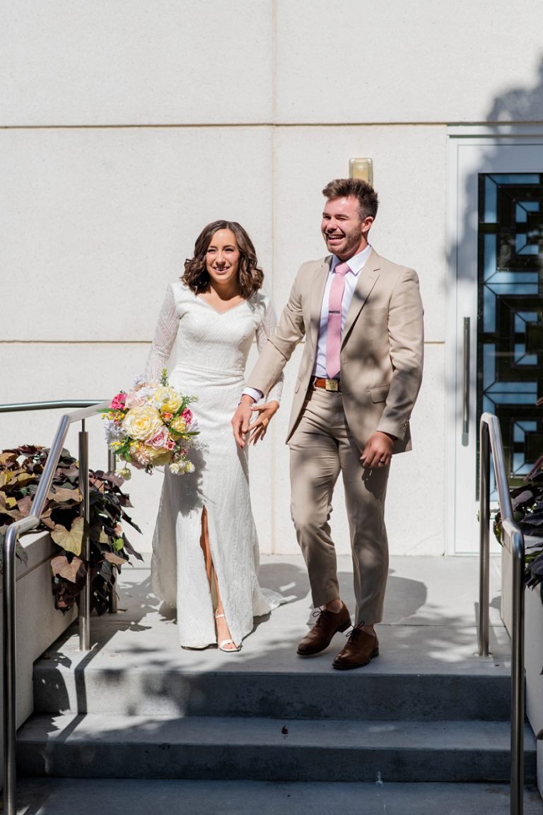 Idaho Falls Temple LDS Wedding | Jace and Rebecca