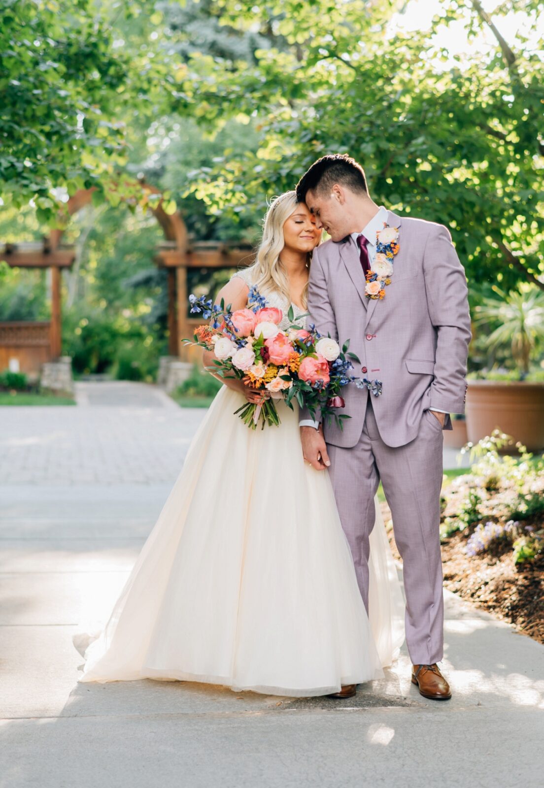 BYU-Idaho Gardens Bridal Session | Jacob & Savannah