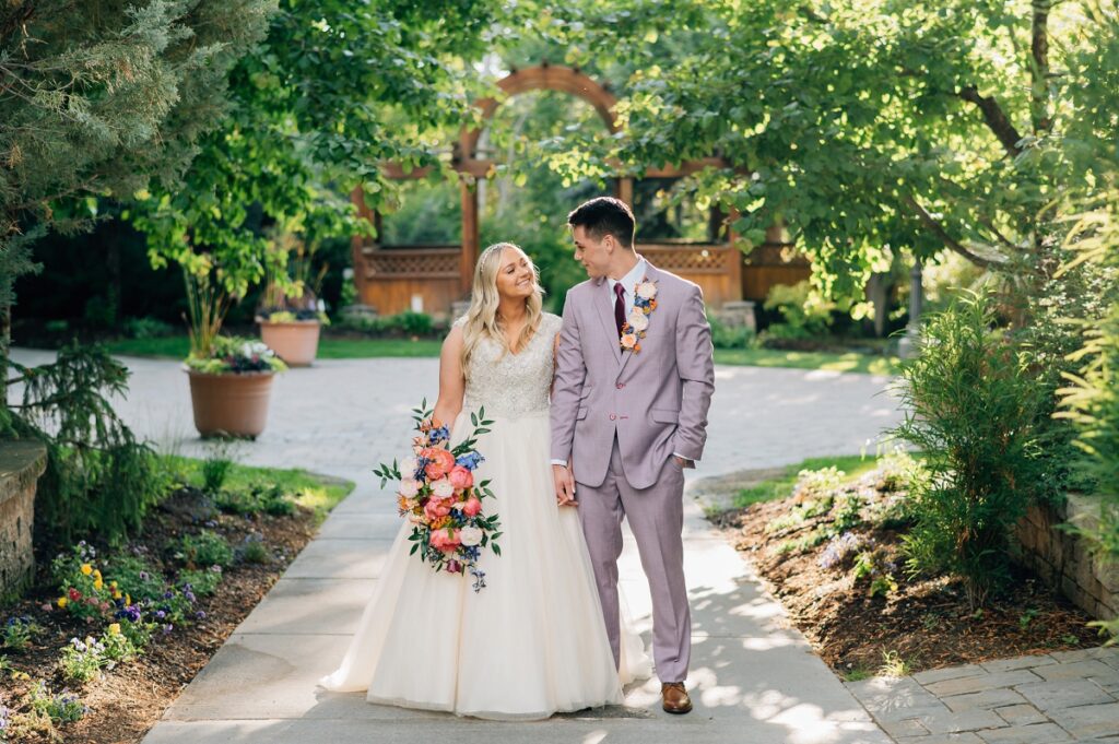 BYU-Idaho Gardens Bridal Session | Jacob & Savannah