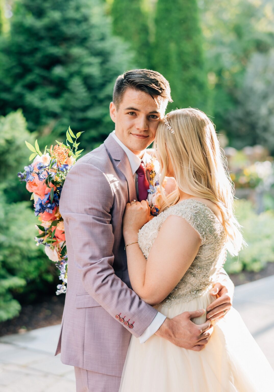 BYU-Idaho Gardens Bridal Session | Jacob & Savannah