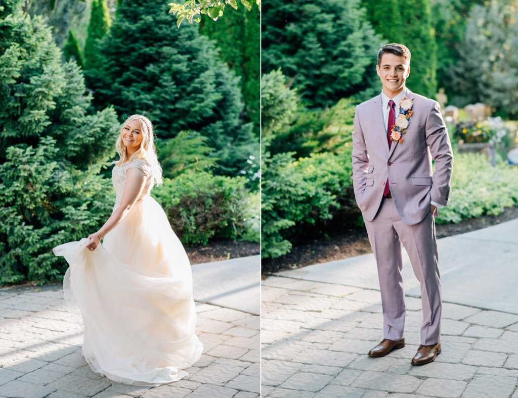 BYU-Idaho Gardens Bridal Session | Jacob & Savannah