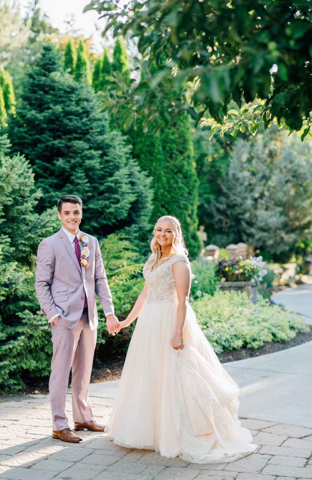 BYU-Idaho Gardens Bridal Session | Jacob & Savannah