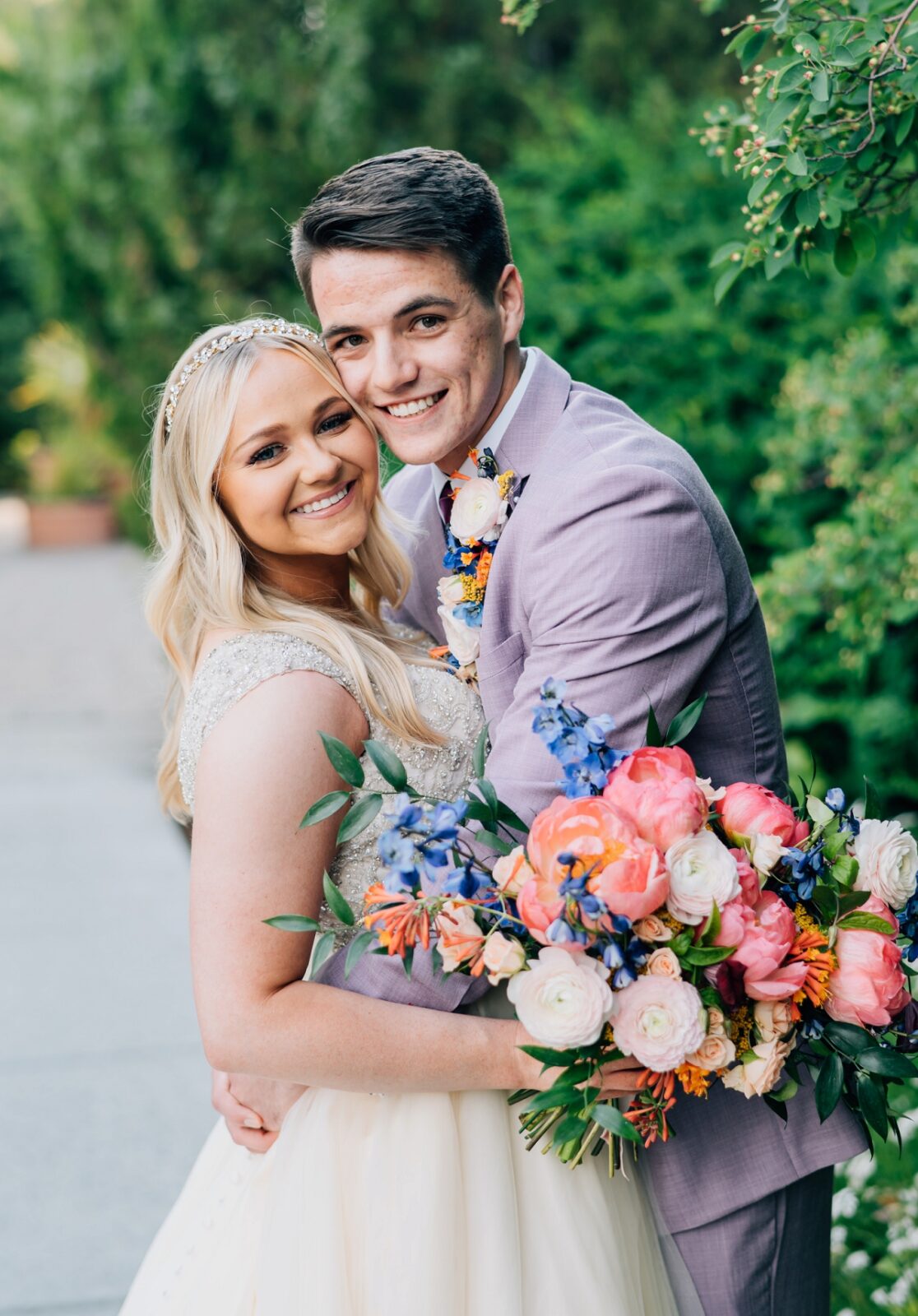 BYU-Idaho Gardens Bridal Session | Jacob & Savannah