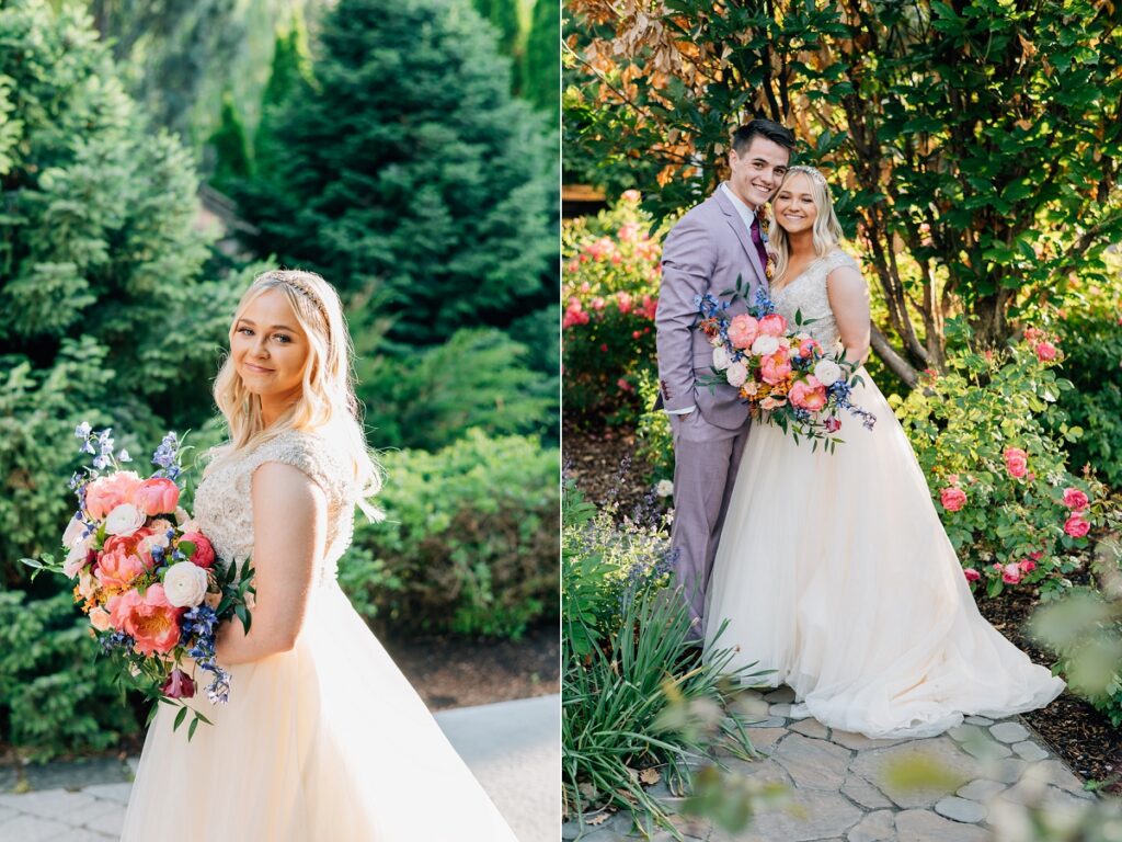 BYU-Idaho Gardens Bridal Session | Jacob & Savannah