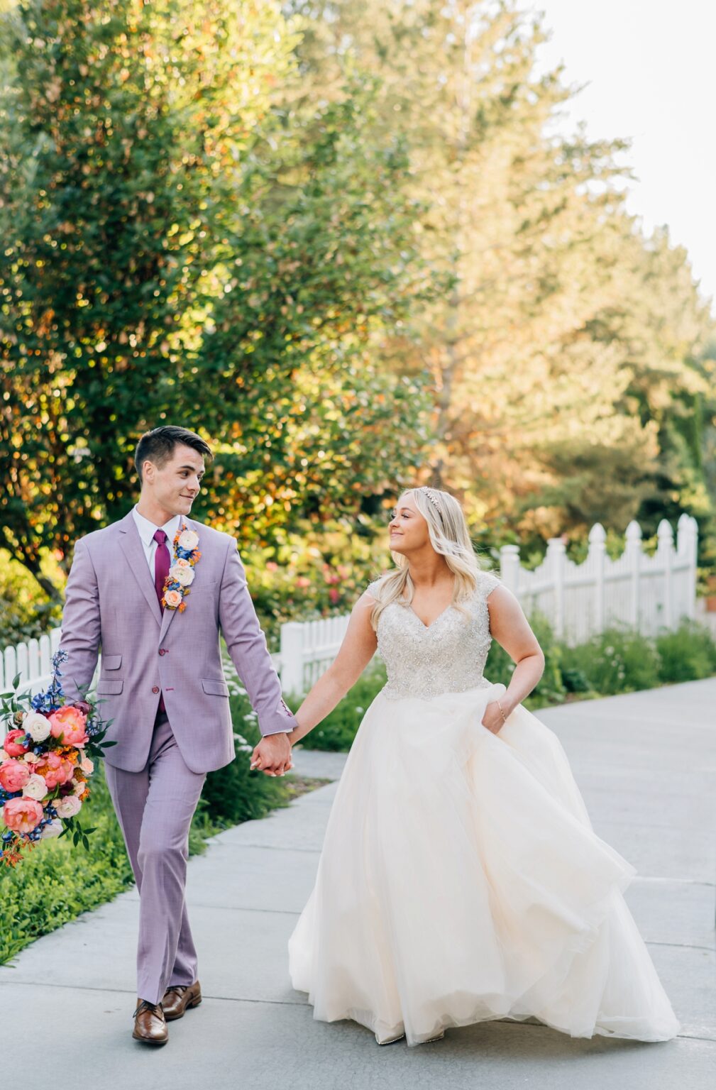 BYU-Idaho Gardens Bridal Session | Jacob & Savannah